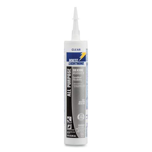 Silicone Rubber All Purpose Sealant 10 oz Cartridge Clear | Larrol ...