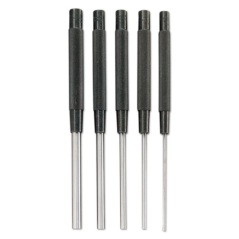 Extra-Long Drive Pin Punch Sets Round English Vinyl Case 8 in | Larrol ...
