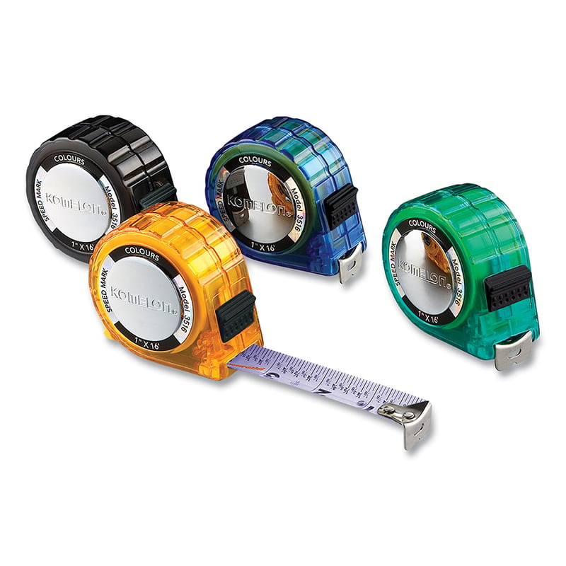 Colours™ Tape Measure 16 ft x 1 in W Assorted Colors | Larrol Supply Inc.