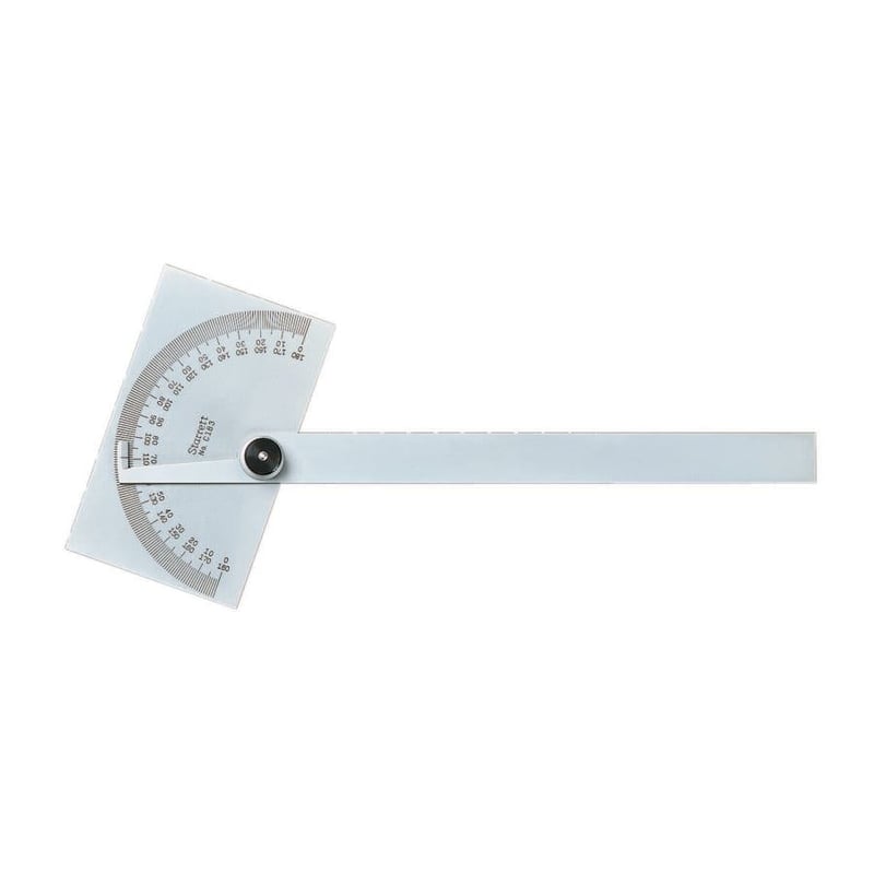 Steel Protractors Rectangular Head 6 in | Larrol Supply Inc.