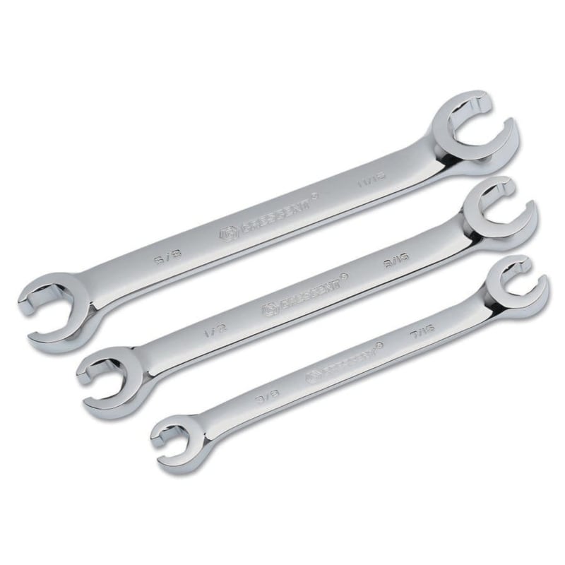 3 Piece Flare Nut Wrench Set SAE | Larrol Supply Inc.