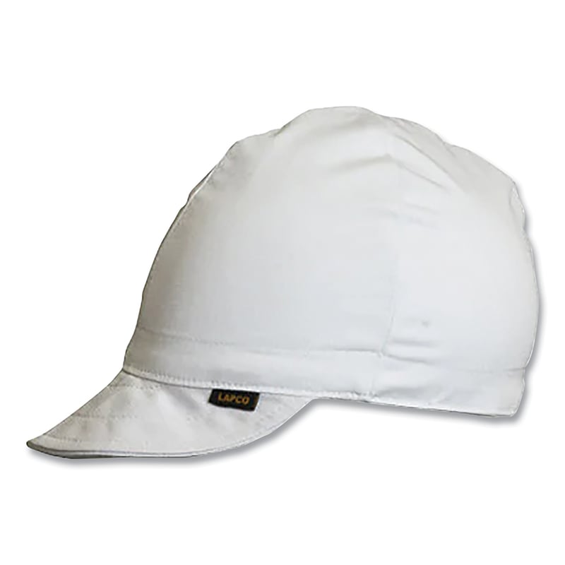 High Crown Welding Cap Size 7 White 4-Panel | Larrol Supply Inc.
