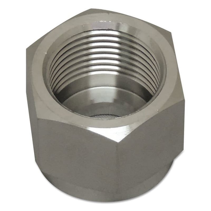 Regulator Inlet Nuts Oxygen Stainless Steel CGA-540 | Larrol Supply Inc.