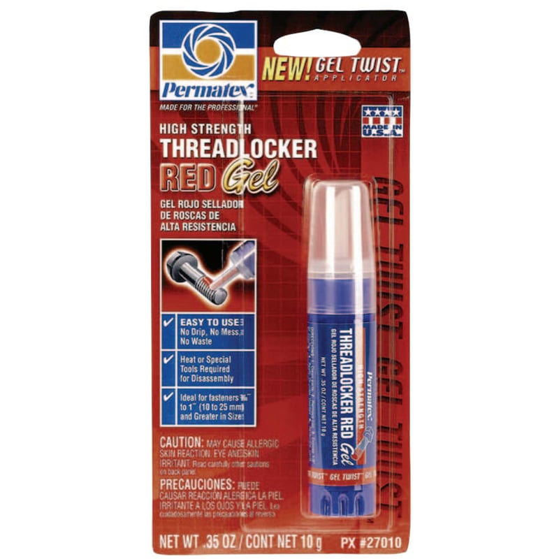 High Strength ThreadlockER RED GEL 10 GRAM | Larrol Supply Inc.