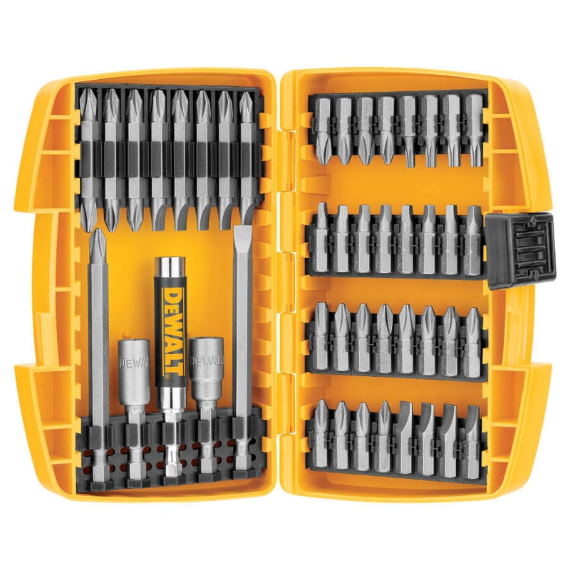 Screwdriving Set 45 Piece Philips square slotted and double-ended bits ...