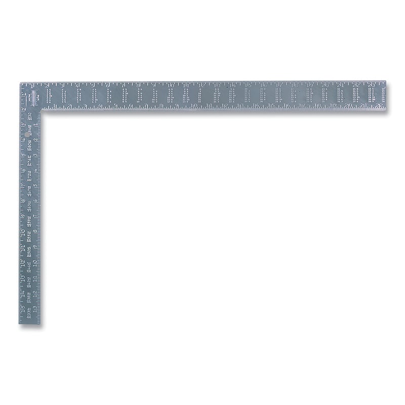 Aluminum Rafter Square 24 in L 1/8 in Graduation | Larrol Supply Inc.