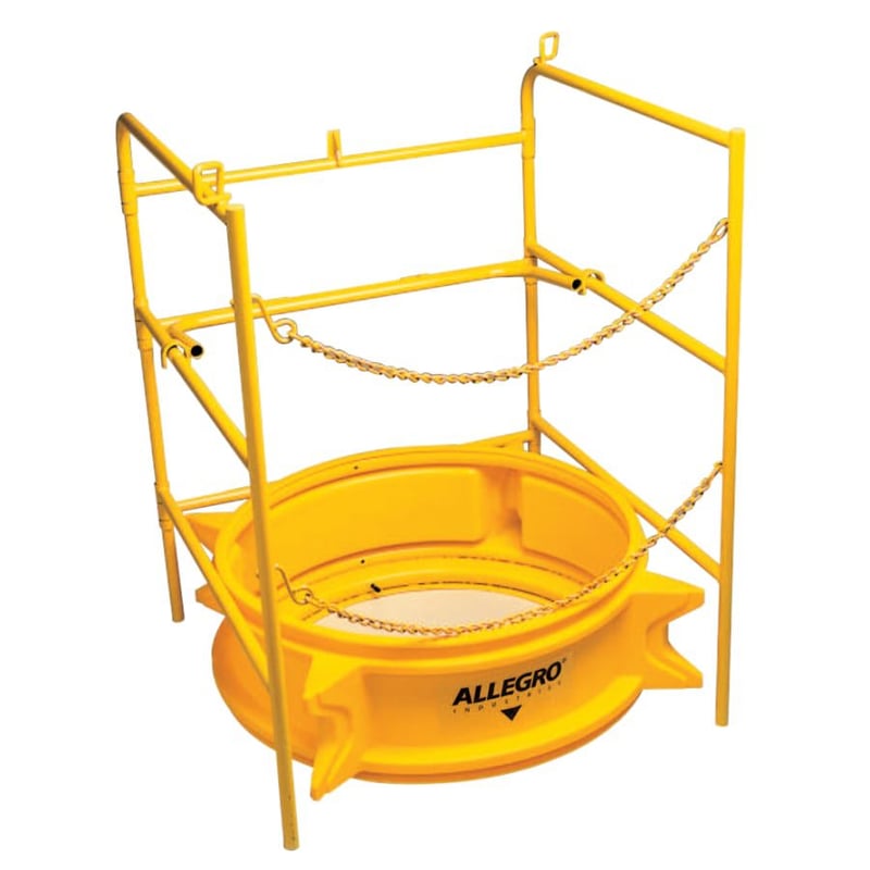 Manhole Guard Rails 33 in (closed) | Larrol Supply Inc.