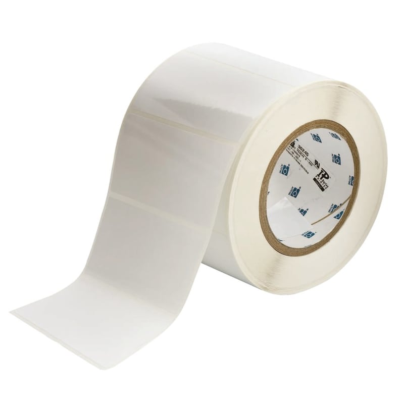 Thermal Transfer Printable Labels, 5.4 in x 4 in, White | Larrol Supply ...